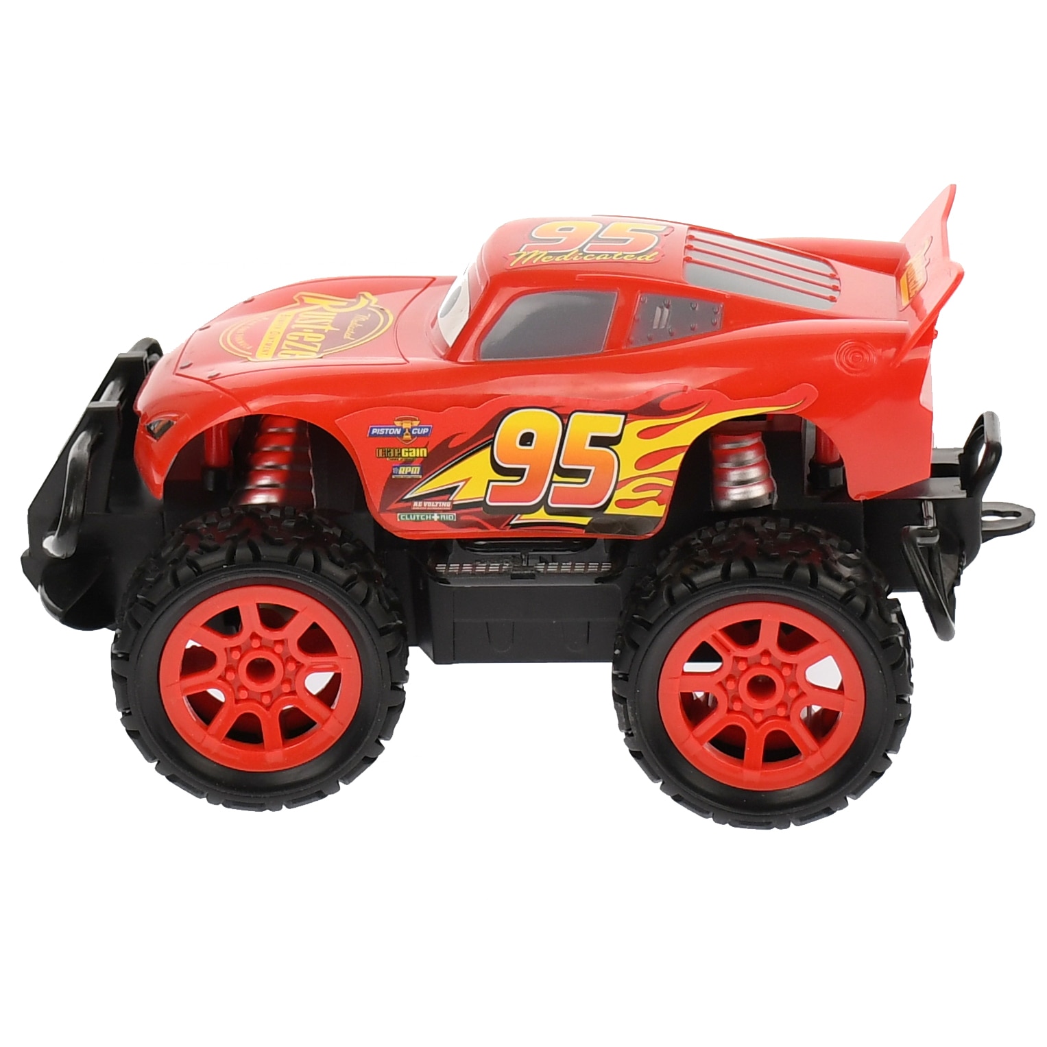 Masina cu telecomanda de jucarie, Fulger McQueen, CARS, rosie - C04 ...
