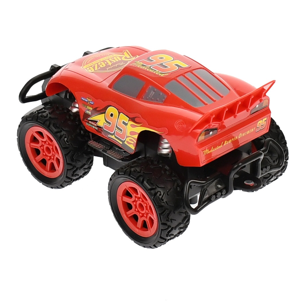 Masina cu telecomanda de jucarie, Fulger McQueen, Cars, rosie - 6661 ...