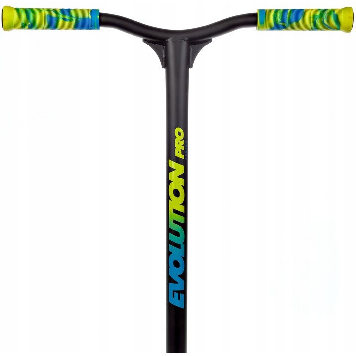 Trotineta Raven Evolution PRO, Albastru/Verde, 110 mm - eMAG.ro