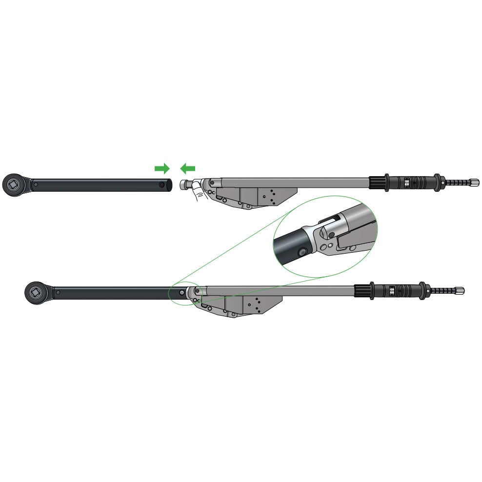Cheie dinamometrica industriala, NORBAR 5AR-N, 3/4", ±4%, 300 - 1000 Nm ...