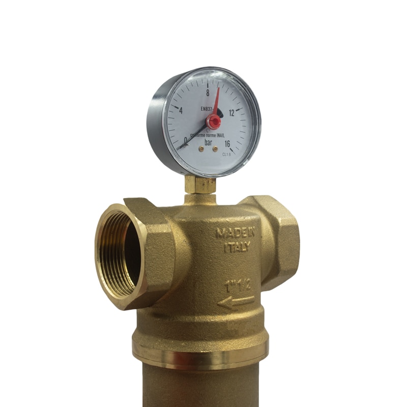 Filtru apa cu autocuratire, FF.1"1/2,cu sita otel inoxidabil si ...