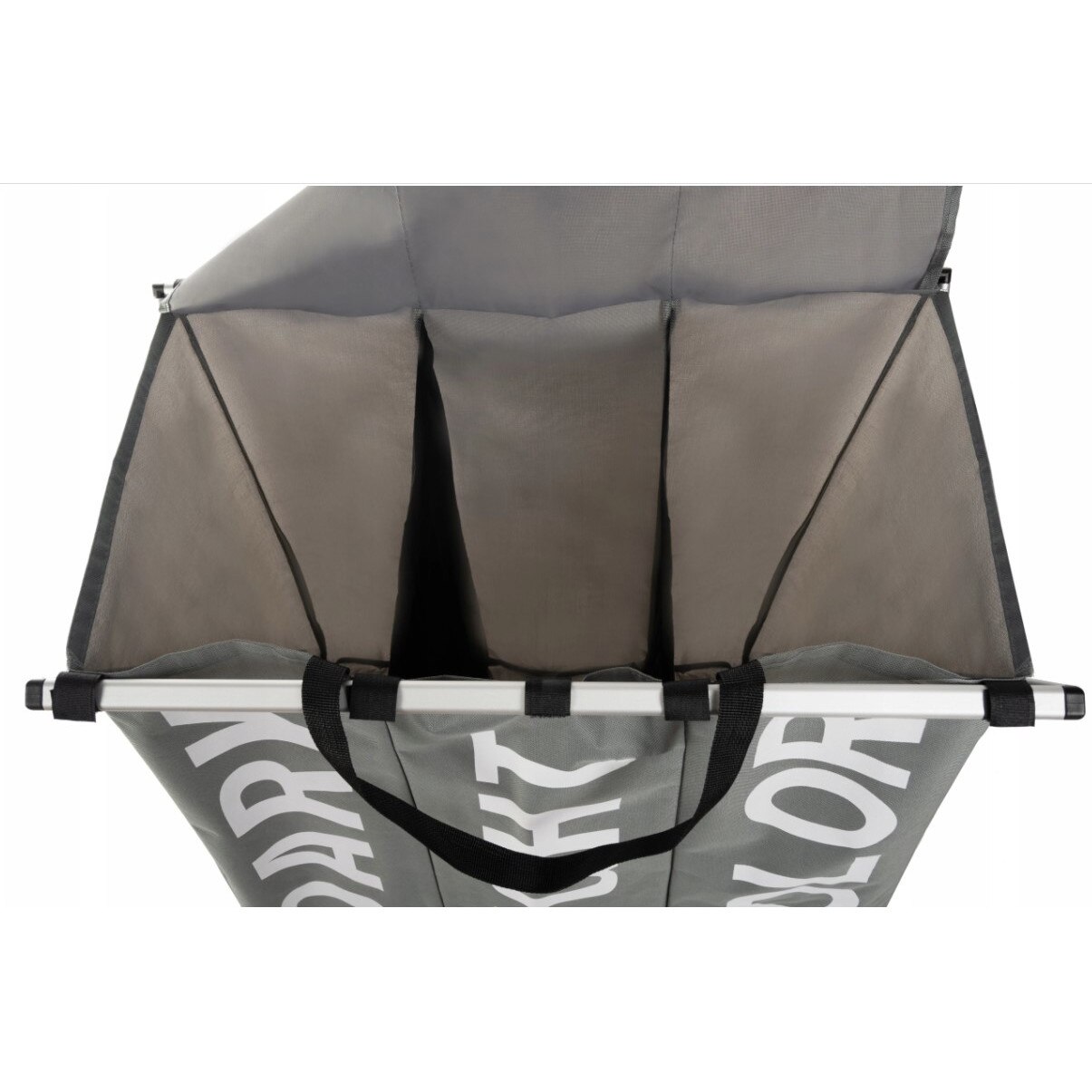 Cos rufe, Zola®, din material textil,3 compartimente,capac si manere ...