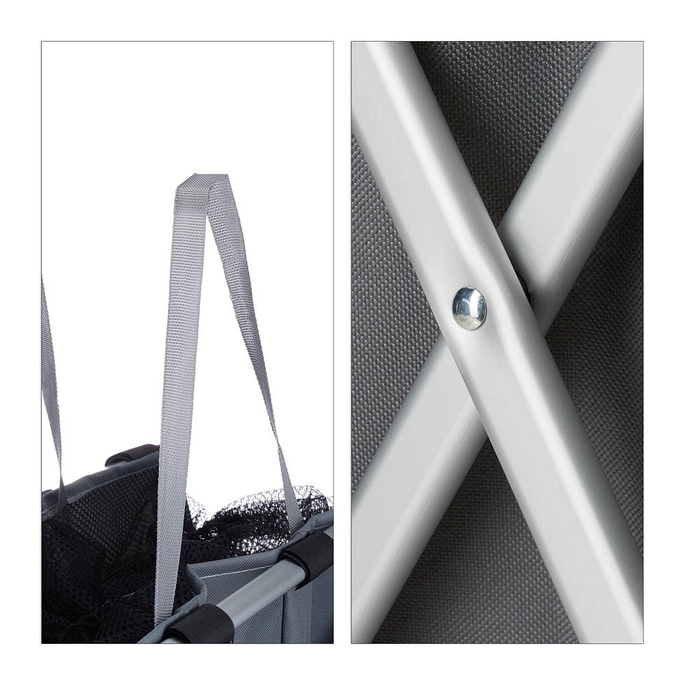 Cos rufe, Zola®, din material textil,3 compartimente,capac si manere ...