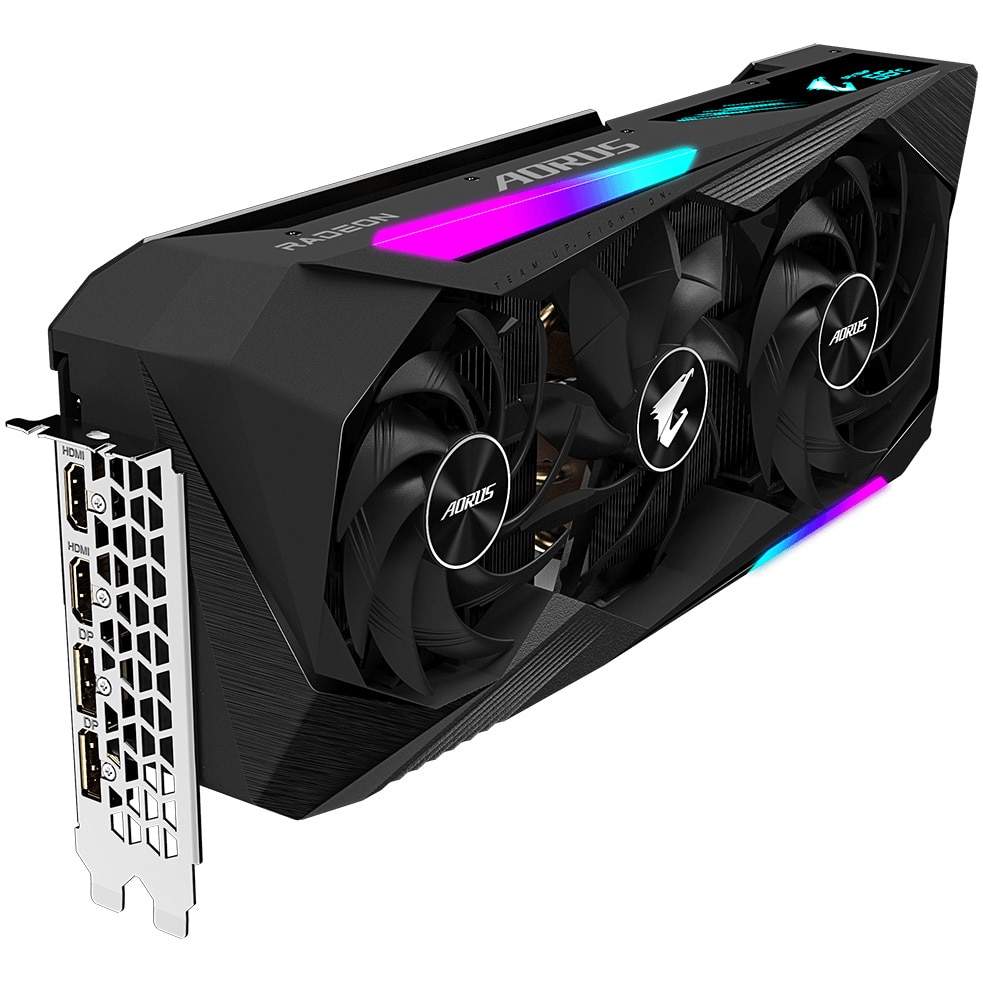 Placa video Gigabyte AORUS Radeon™ RX 6900 XT MASTER, 16GB GDDR6, 256 ...