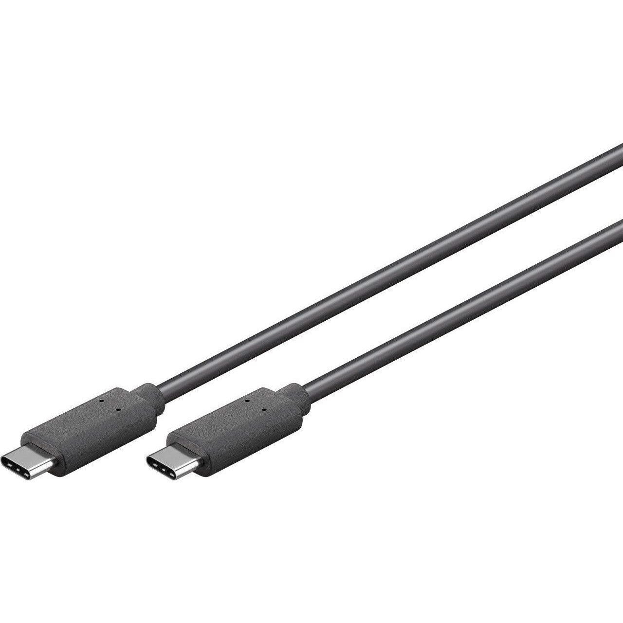 Cablu USB-C - USB-C, 1m, negru, Well - eMAG.ro