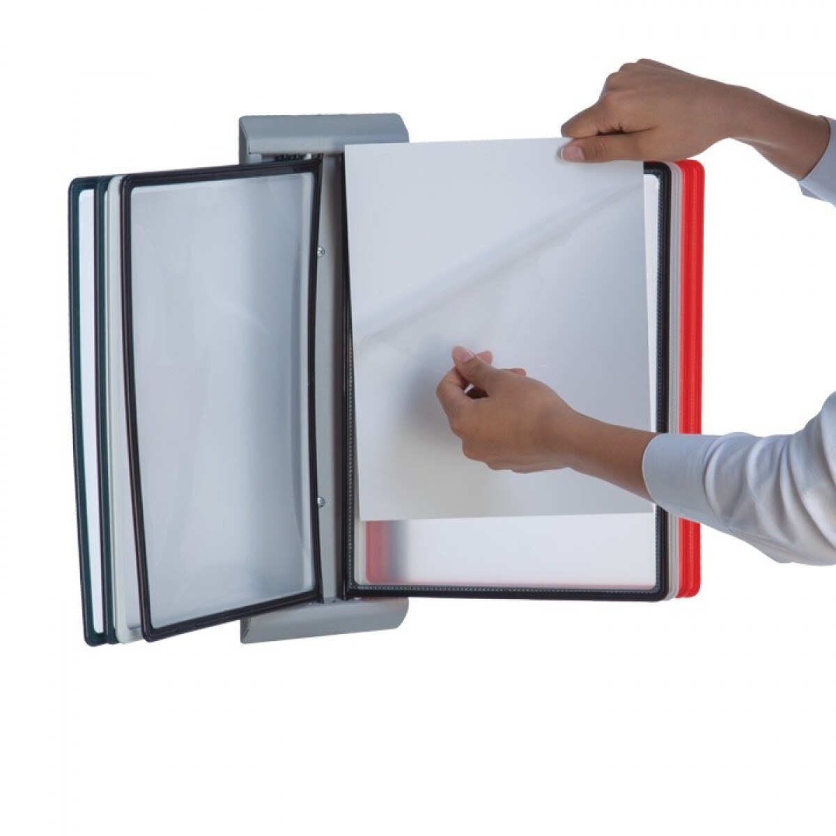 Система за презентация JJ DISPLAYS, Стенна, A4, 10 листа, Двустранна ...