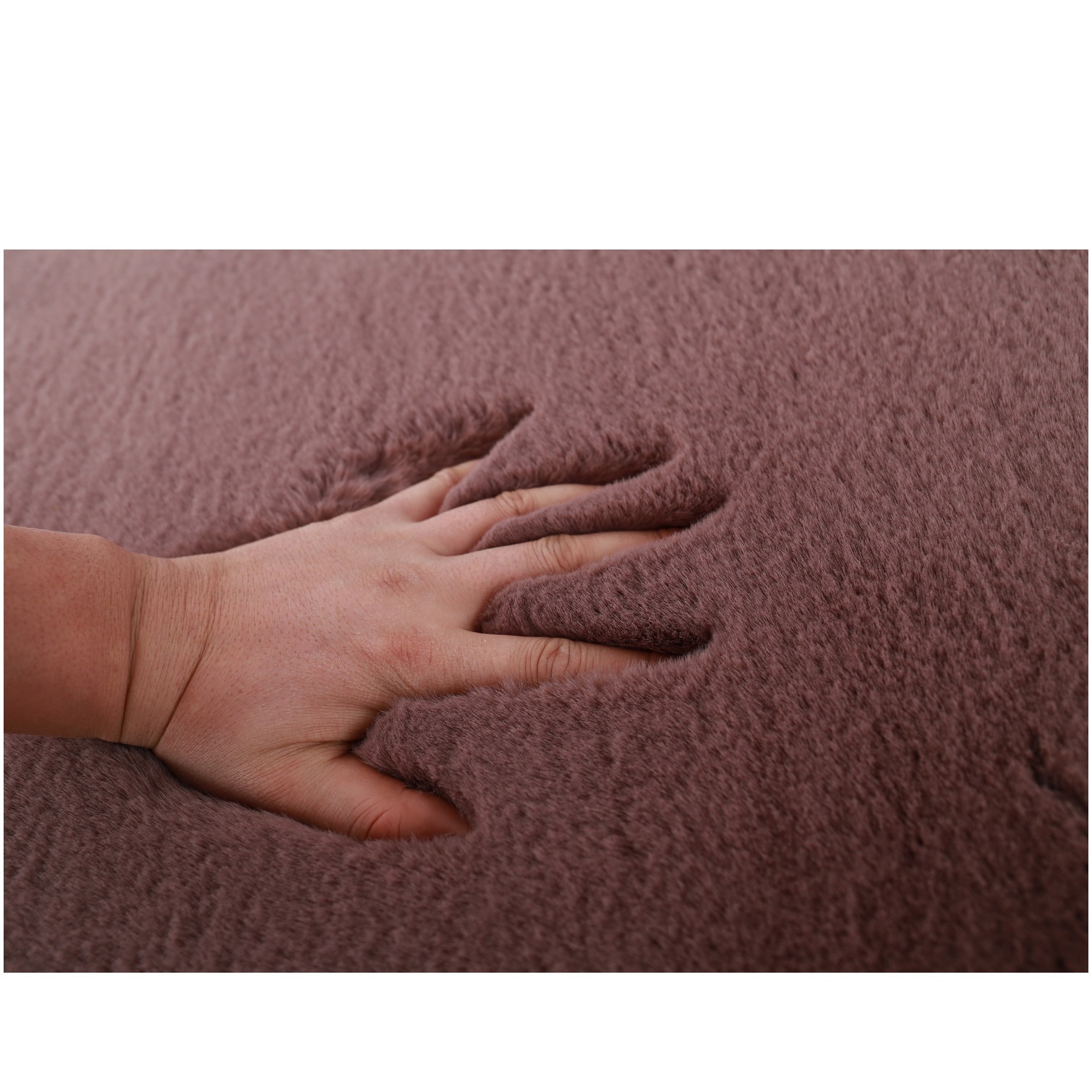 Covor blanita Soft Rabbit Heinner Home, 70x140 cm, mov - eMAG.ro