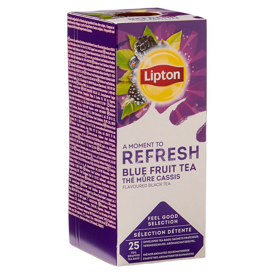 Lipton Refresh - Fekete-Ribizli, Áfonya És Szeder Tea 25x1.6g - eMAG.hu