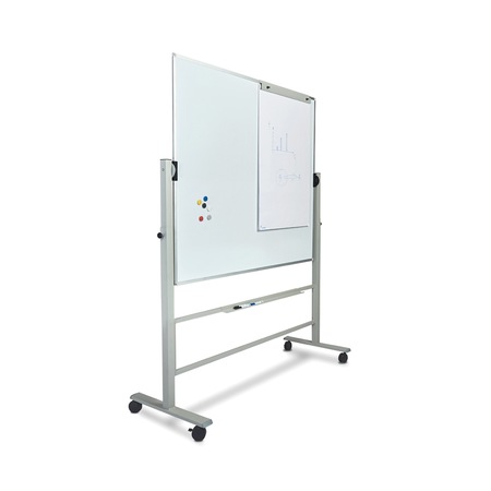 Suport mobil pentru whiteboard, sistem de prindere metalic, reglabil pe ...