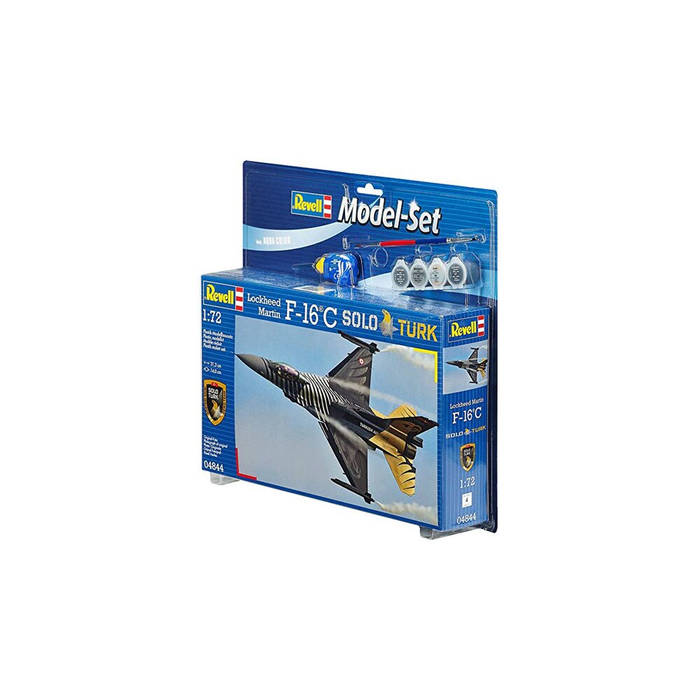 Aeromodel de construit Revell, Avioane militare, Set F-16 C Solo Turk ...