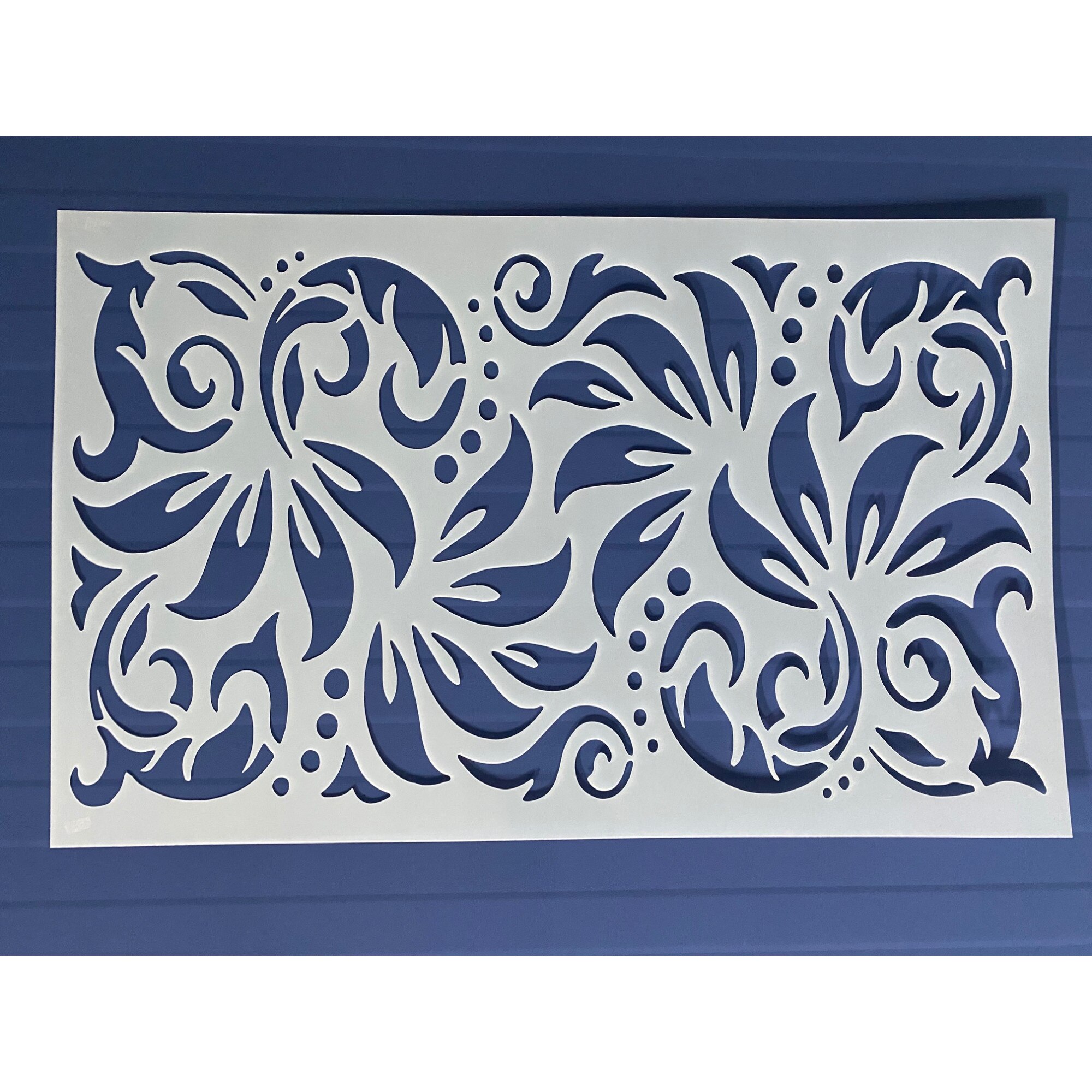 Sablon 3D, Leaf Dialogue, 40x60 cm, reutilizabil, plastic - eMAG.ro