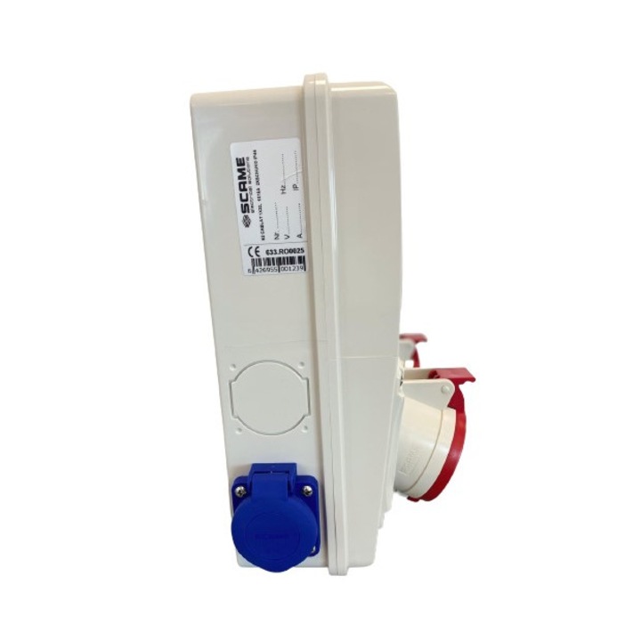 Tablou organizare electrica santier cablat Scame E1 633.RO0024, 5 ...