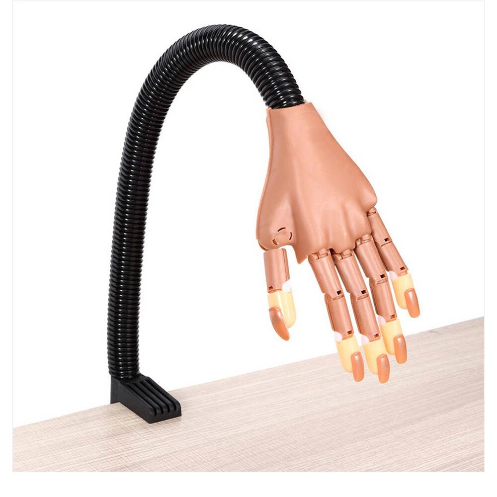 Set mana practica manichiura cu gel si 100 tipsuri, Maro - eMAG.ro