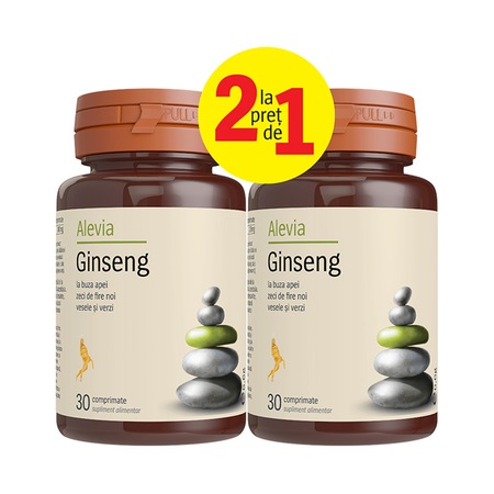 Pachet Ginseng, Alevia, 60 capsule - eMAG.ro