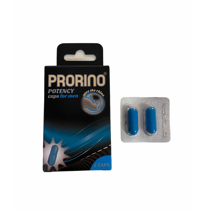 Capsule pentru potenta, Ero Prorino Potency Men, 2 capsule - eMAG.ro