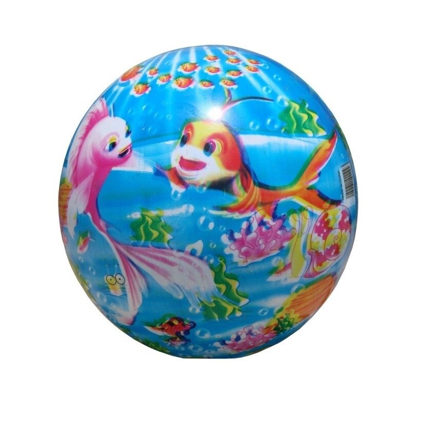 Minge volei pentru copii, imprimata cu model multicolor, 23 cm - eMAG.ro