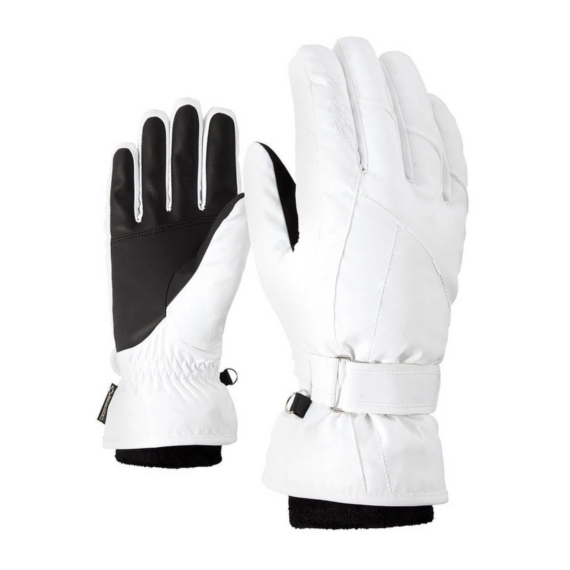 Manusi de schi, Ziener Karma Gtx Lady Glove, Alb, 6.5 - eMAG.ro