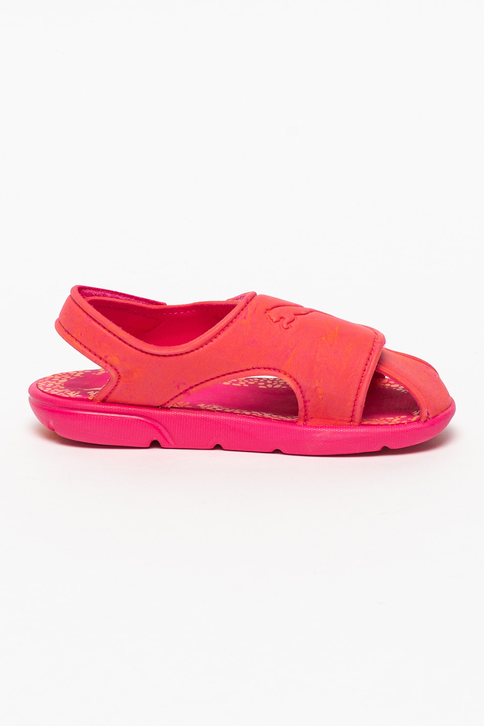 Puma, Sandale slingback cu inchidere velcro, Roz aprins, 33 EU - eMAG.ro