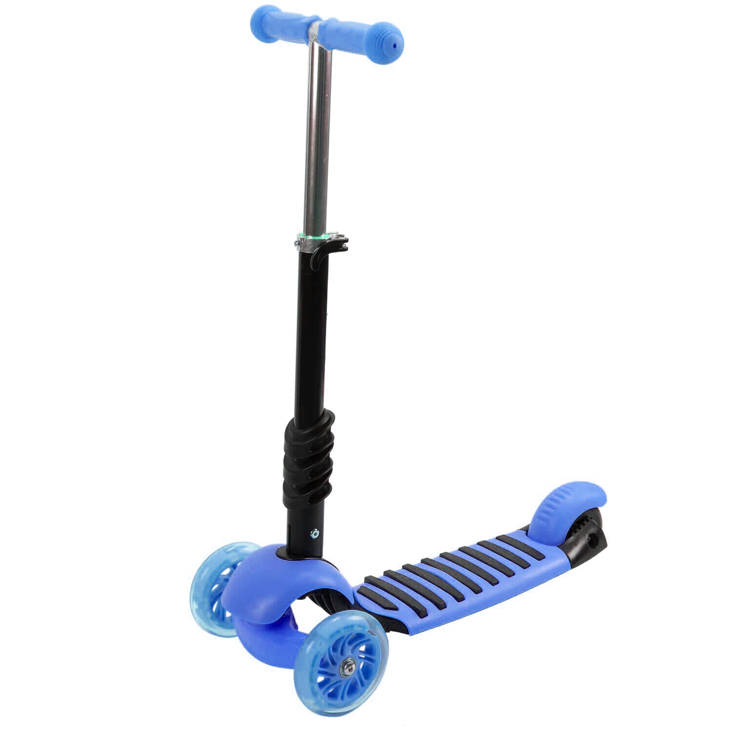 Trotineta reglabila pentru copii, Scooter, Albastru, 3 in 1, cu 3 roti ...