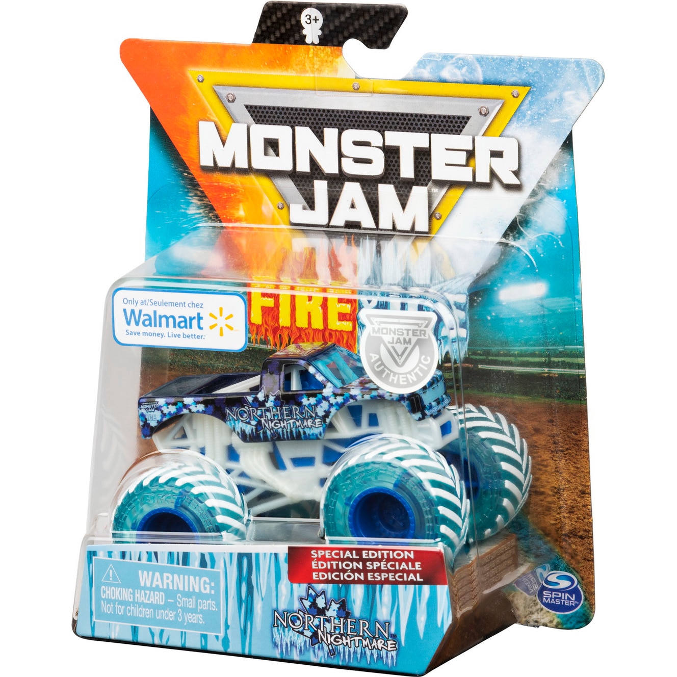 Masinuta Monster Jam - Fire And Ice, Northern Nightmare, 1:64 - eMAG.ro