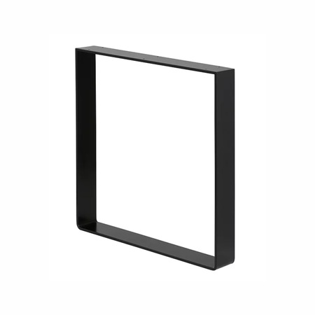 Комплект плоски крака за маса, черни 100x8 mm, 85x72 cm - eMAG.bg