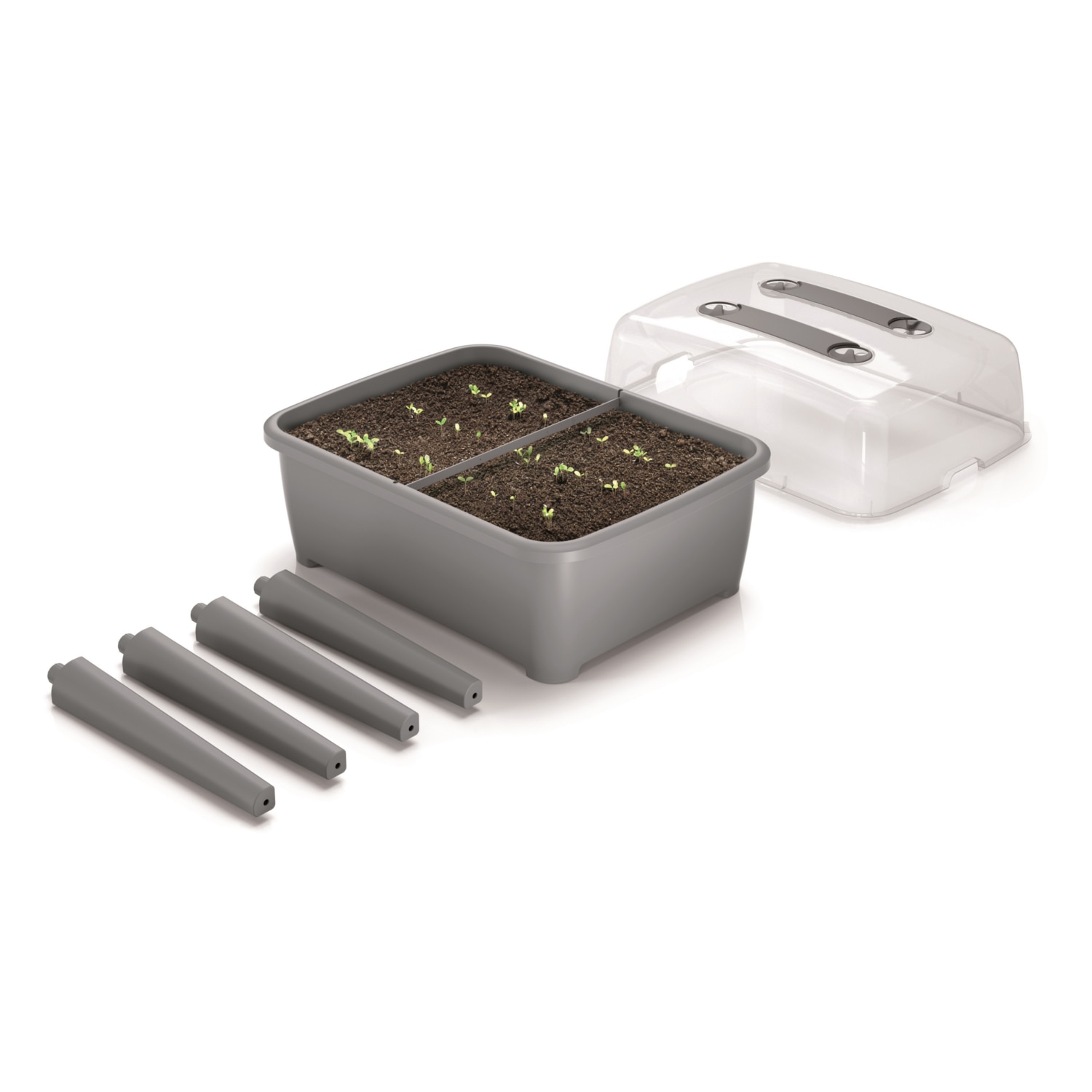 Set minisera Respana Planter DREP770W, gri, 77 x 58 x 96.3 cm - eMAG.ro