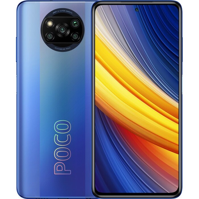 Смартфон Xiaomi Poco X3 Pro, Dual Sim, 6GB RAM, 128GB, Blue - eMAG.bg