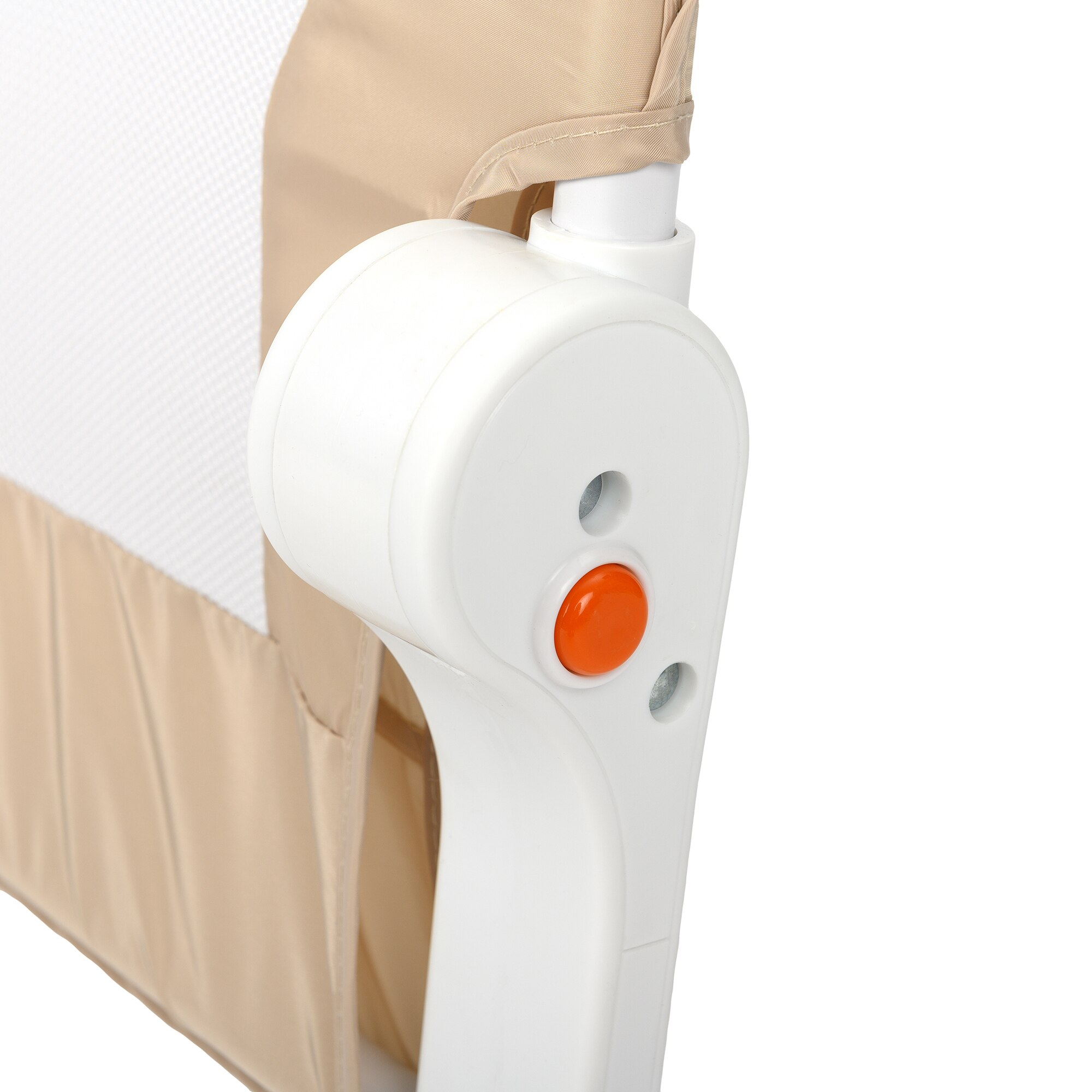 Bariera de pat 150 x 66 cm, Qmini, Seth, Beige - eMAG.ro