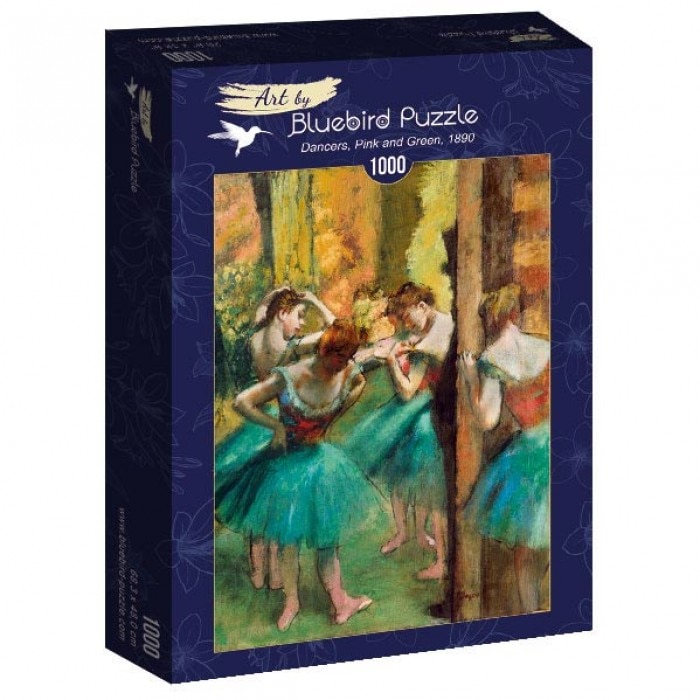 Puzzle Bluebird - Edgar Degas, Dancers, Pink and green 1890, 1000 piese ...