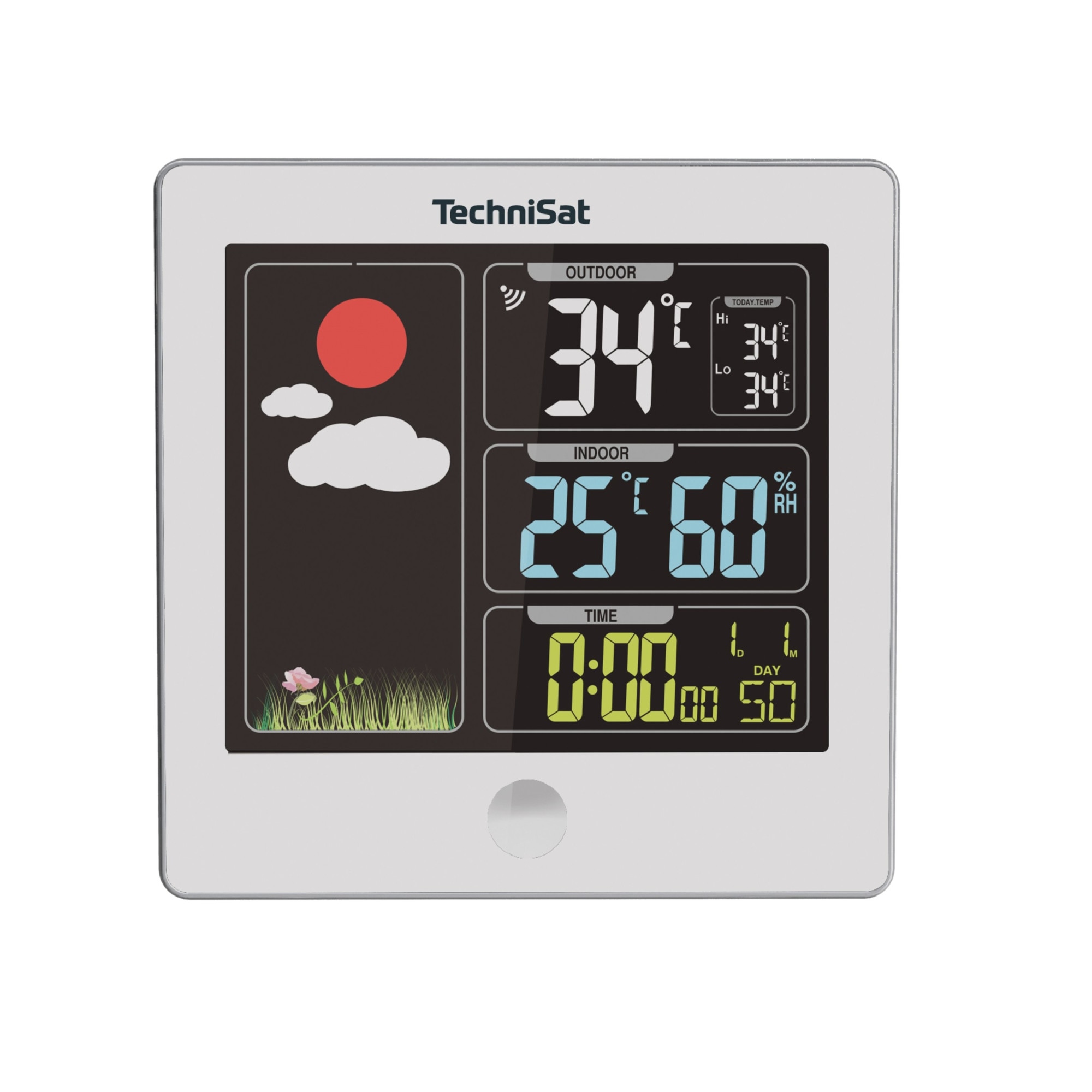 Statie meteo, TechniSat, IMETEO X2, Display LCD, Afisare tendinte meteo ...