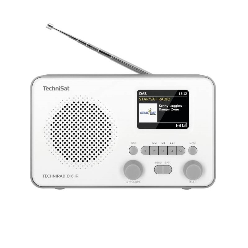 Radio cu ceas, TechniSat, TECHNIRADIO 6 IR, DAB +, FM si Internet ...
