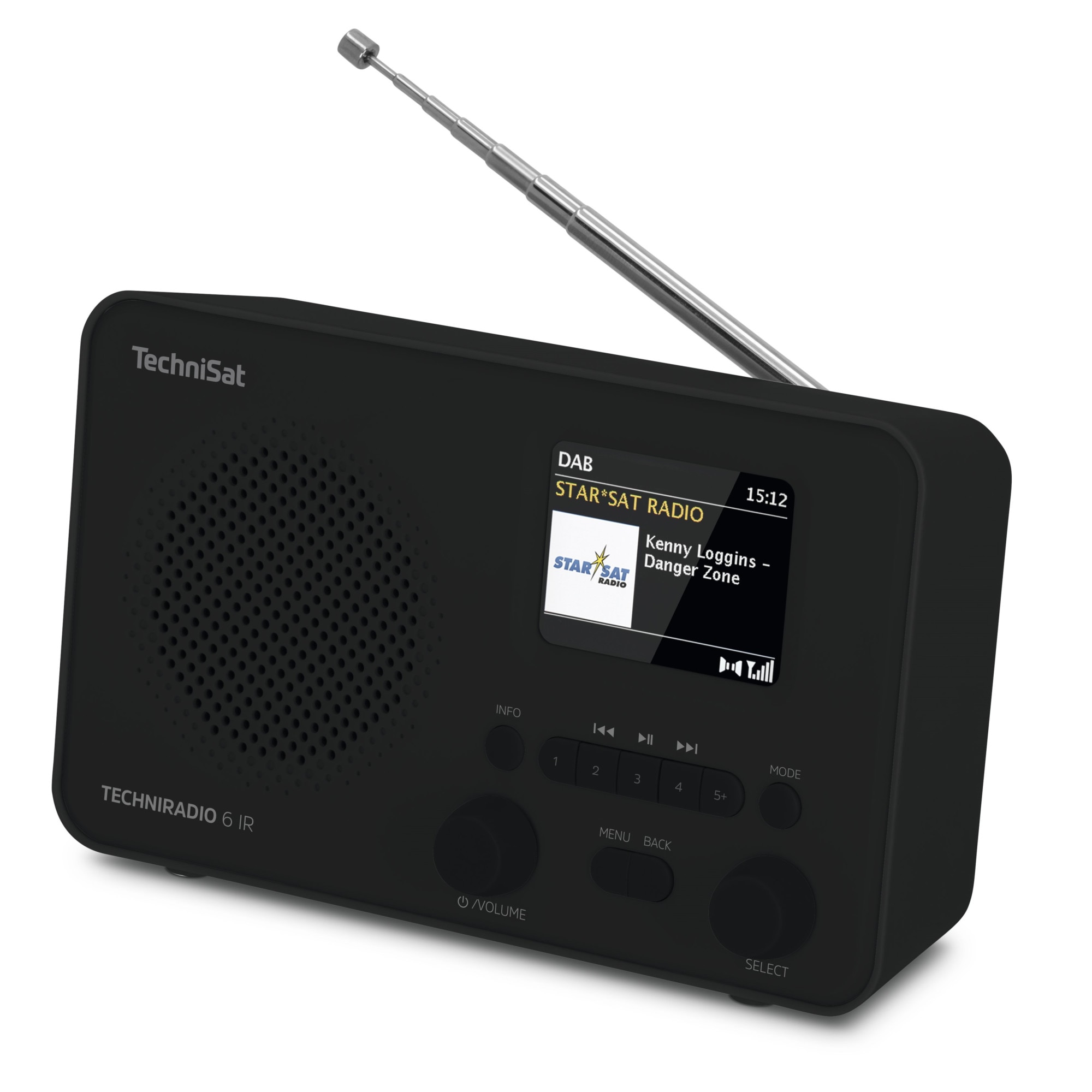 Radio cu ceas, TechniSat, TECHNIRADIO 6 IR, DAB +, FM si Internet ...