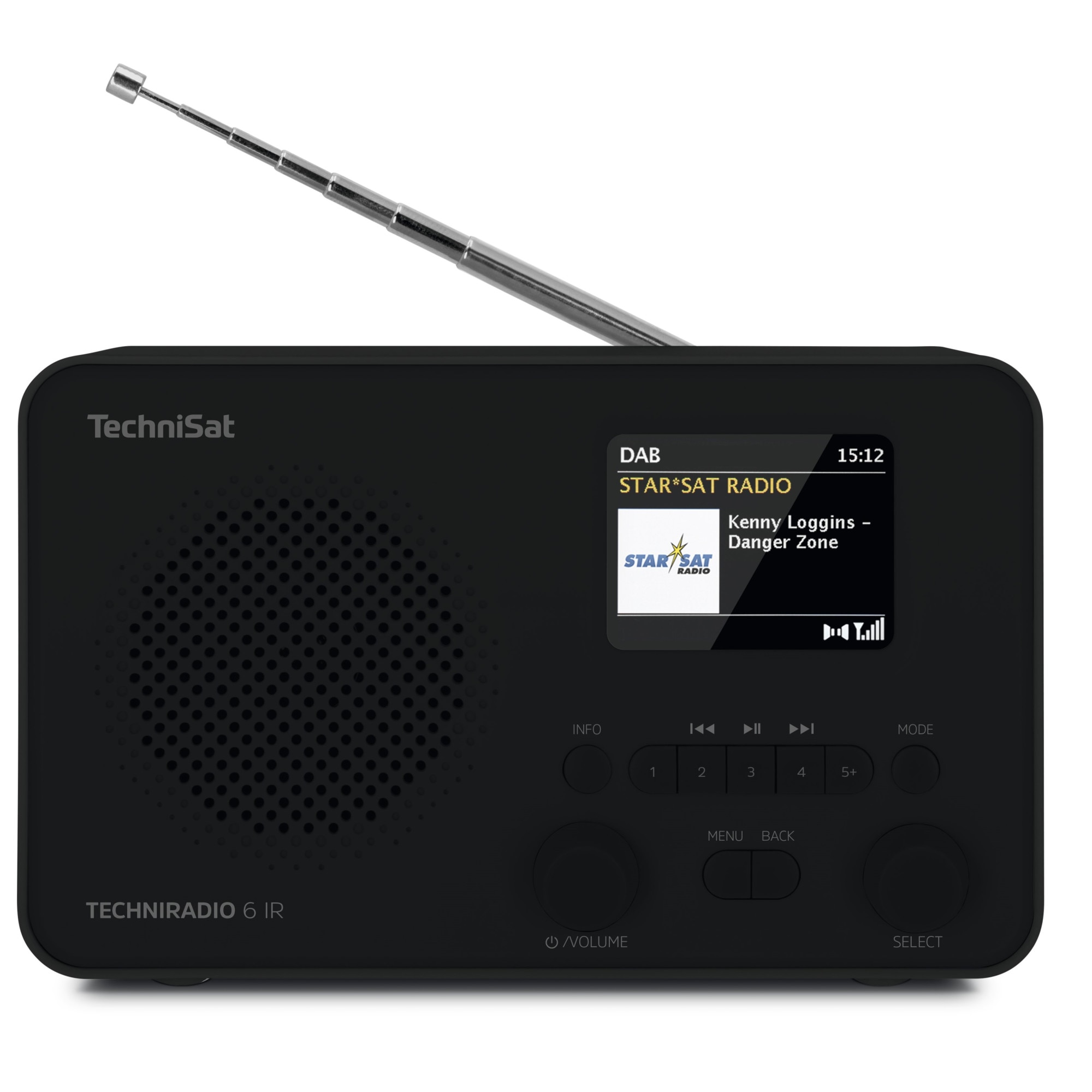 Radio cu ceas, TechniSat, TECHNIRADIO 6 IR, DAB +, FM si Internet ...
