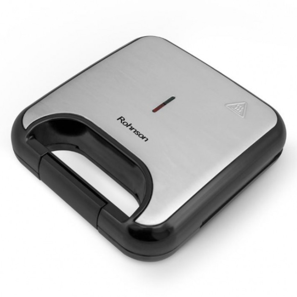 Sandwich maker Rohnson, 750 W, placi neaderente tip grill 21.5 x 12.5 ...