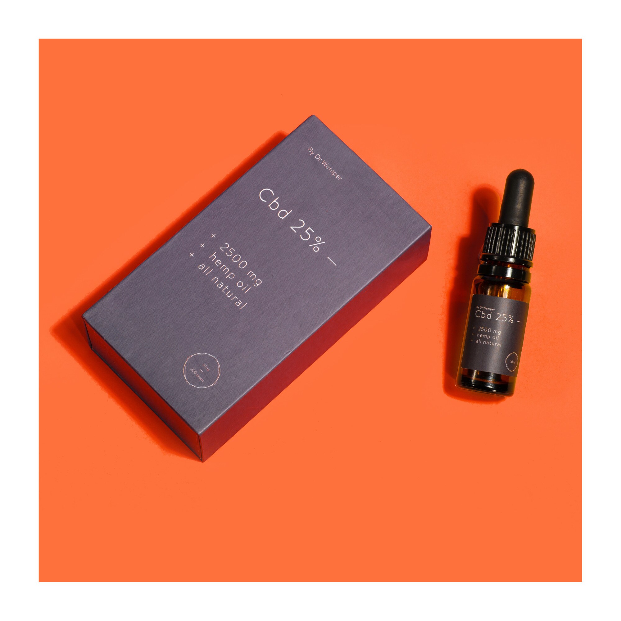 Ulei, CBD 25%, natural, 2500 mg, 10 ml - eMAG.ro