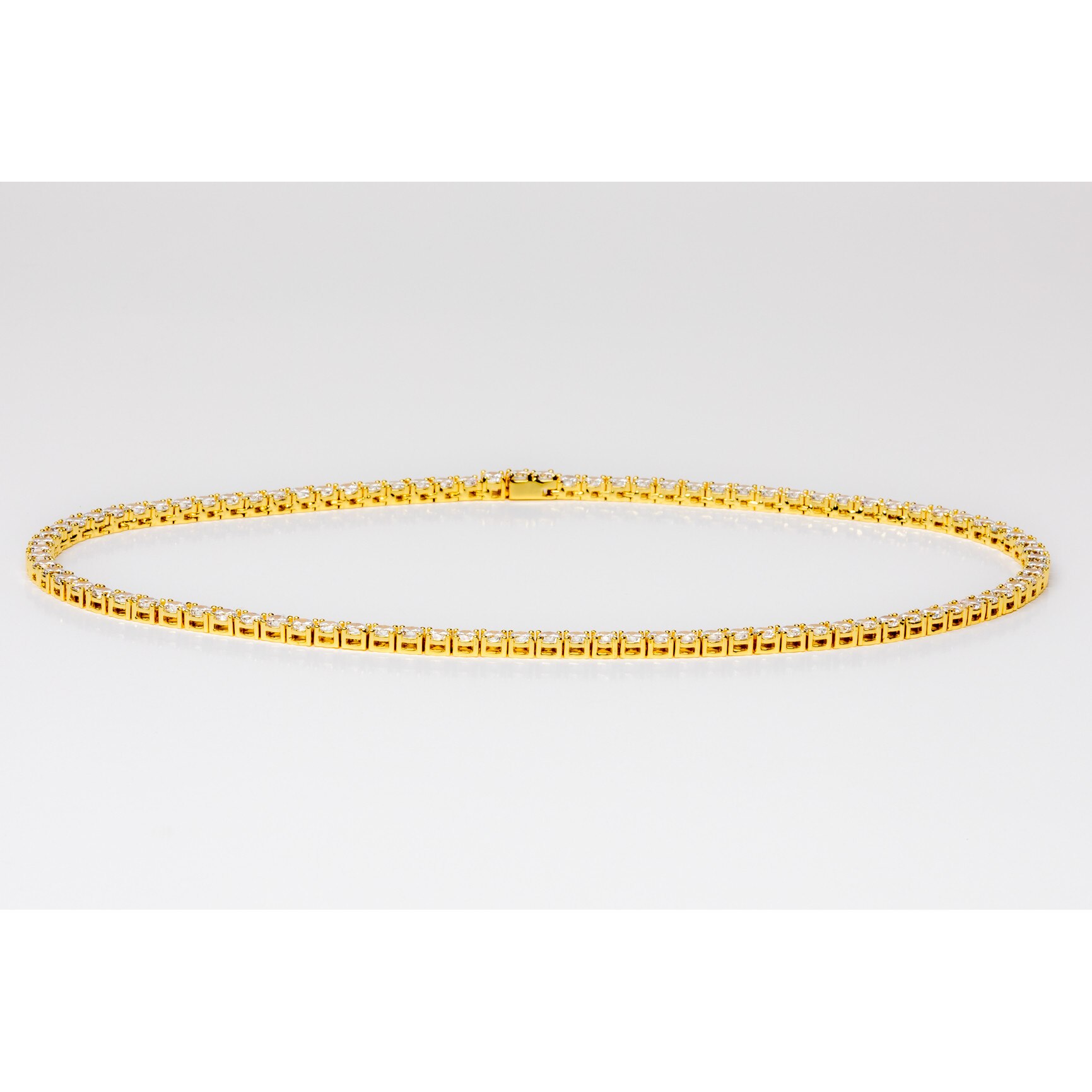 Lant tenis Ice unisex, Dr.Ice, alama placata cu aur 18K, galben - eMAG.ro