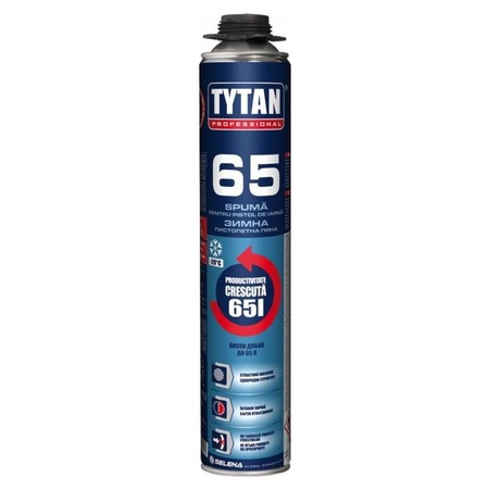 Spuma poliuretanica Tytan, iarna pentru pistol, 870 ml - eMAG.ro
