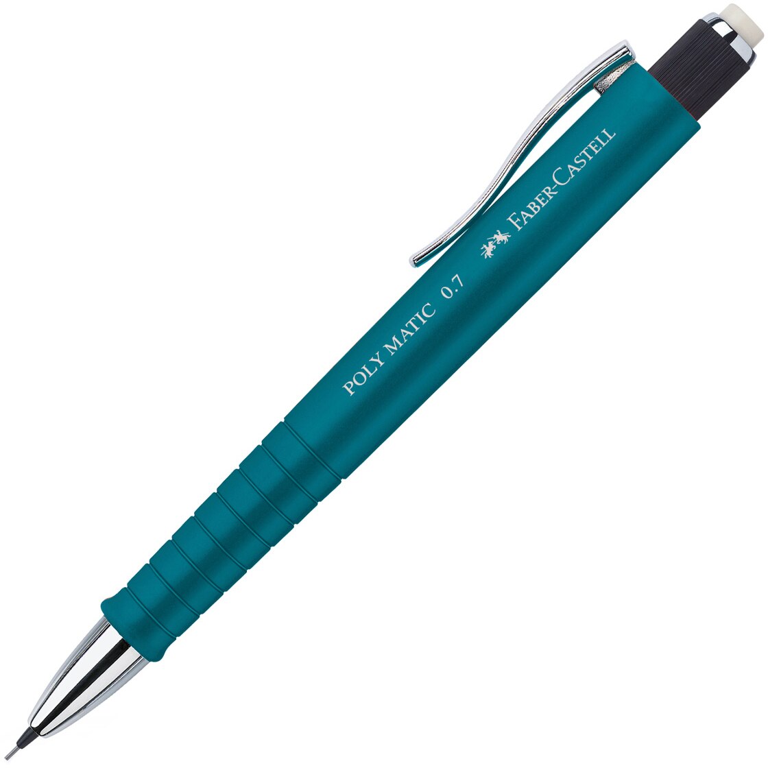 Creion mecanic Faber-Castell Poly Matic, 0.7 mm, Petrol - eMAG.ro