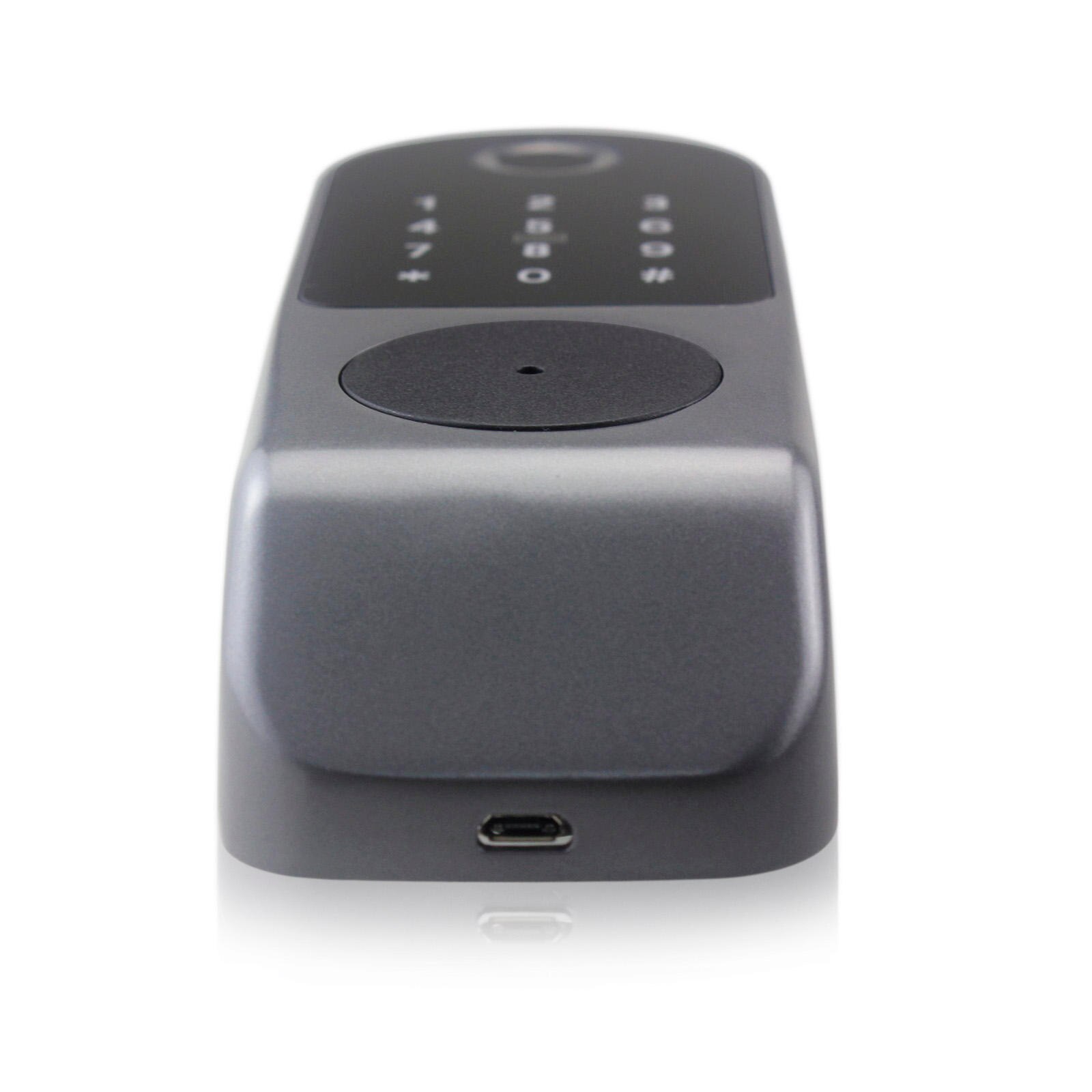 Yala inteligenta, WiFi, cu butuc rotativ, acces cu amprenta, cod, card ...