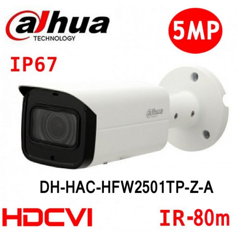 HDCVI видеокамера Dahua DH HAC HFW2501TP Z A - eMAG.bg
