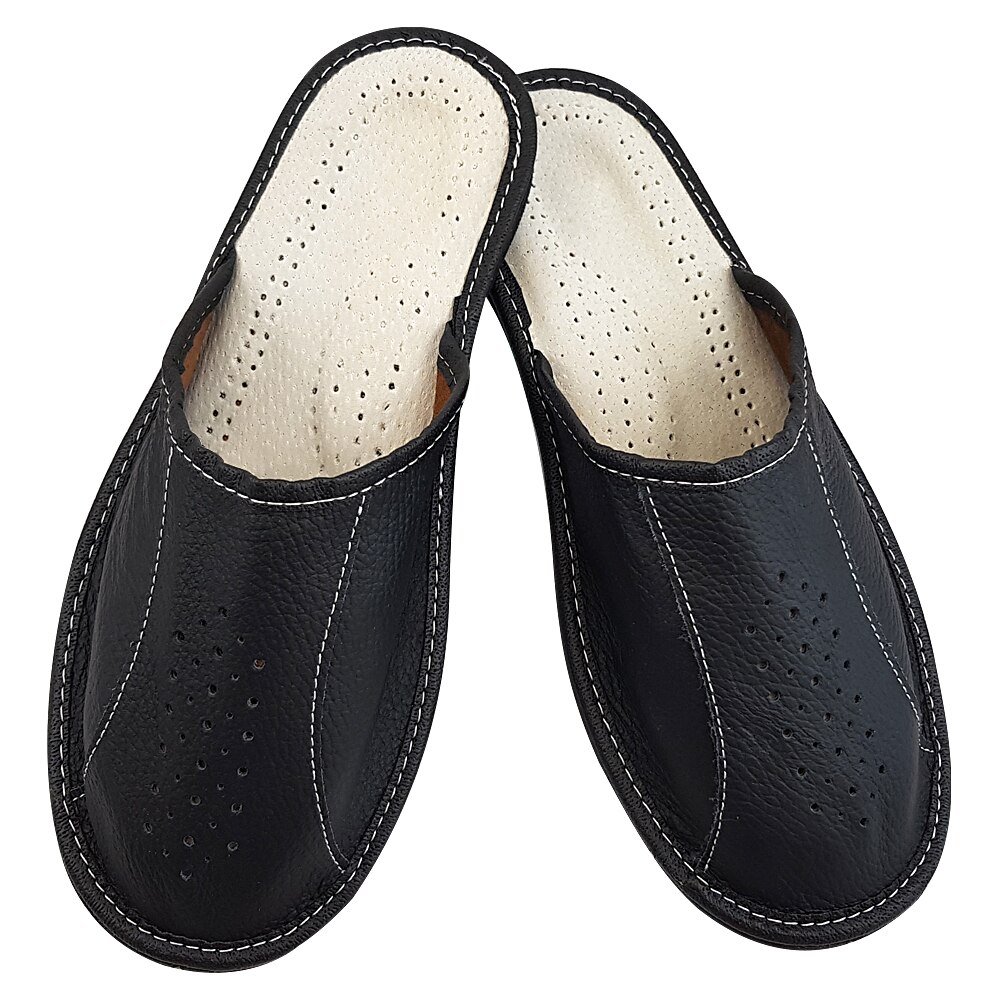 Slapi de Casa, Bosaco, Model 'Back to Black', Culoare Negru, Marime 40 ...