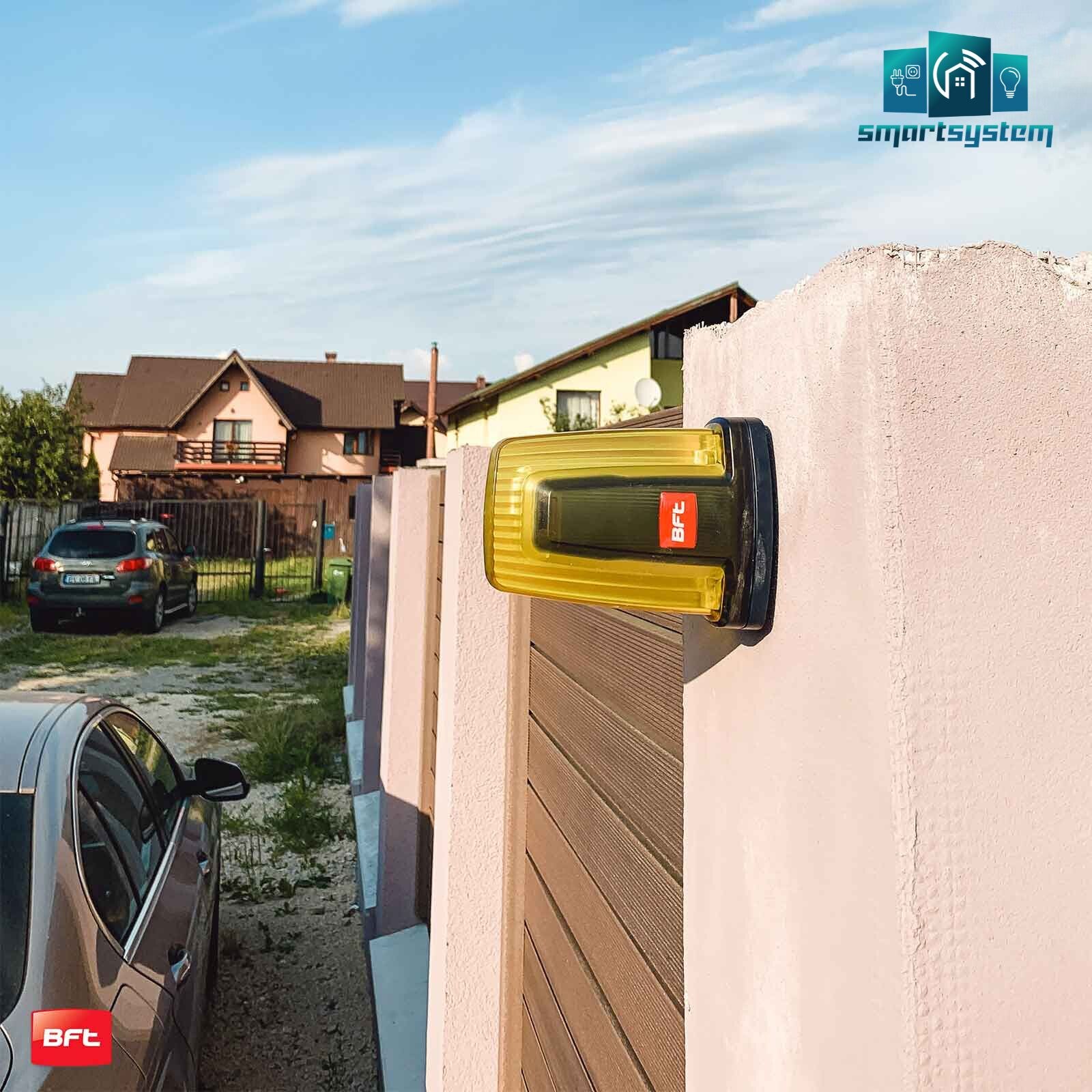 Lampa flash, semnalizare, led lampeggiant, pentru automatizari porti ...