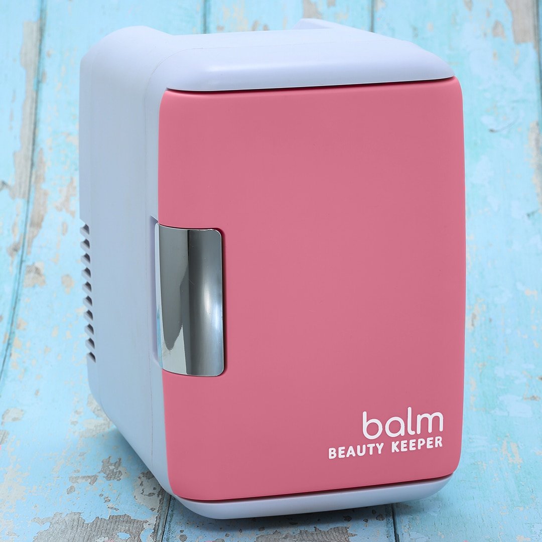 Mini frigider cosmetice, BALM BEAUTY KEEPER, roz - eMAG.ro