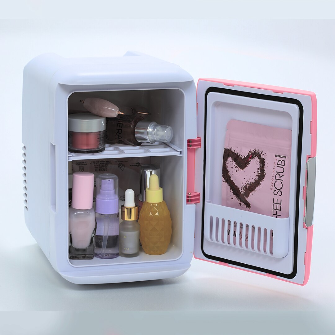 Mini frigider cosmetice, BALM BEAUTY KEEPER, roz - eMAG.ro