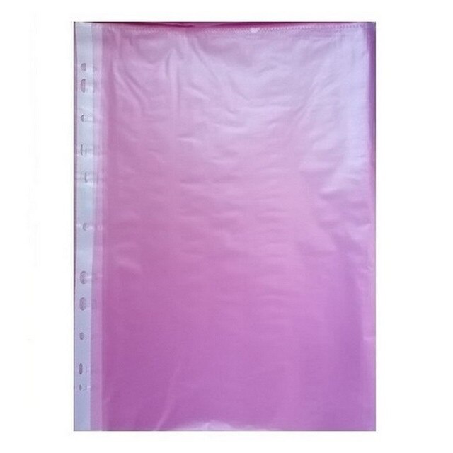 Folie protectie documente A4, roz, 40 microni, 100 buc/set - eMAG.ro