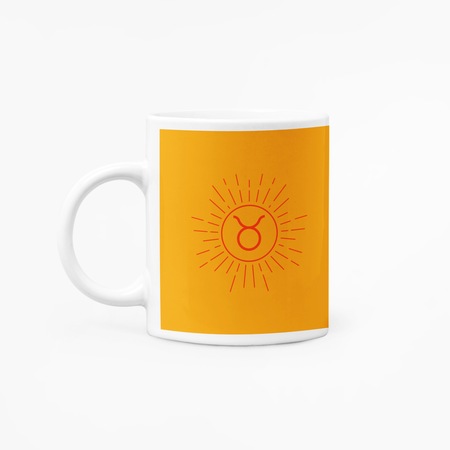 Cana personalizata, imagini cu zodia Baby Taur, preparata pentru cadou ...