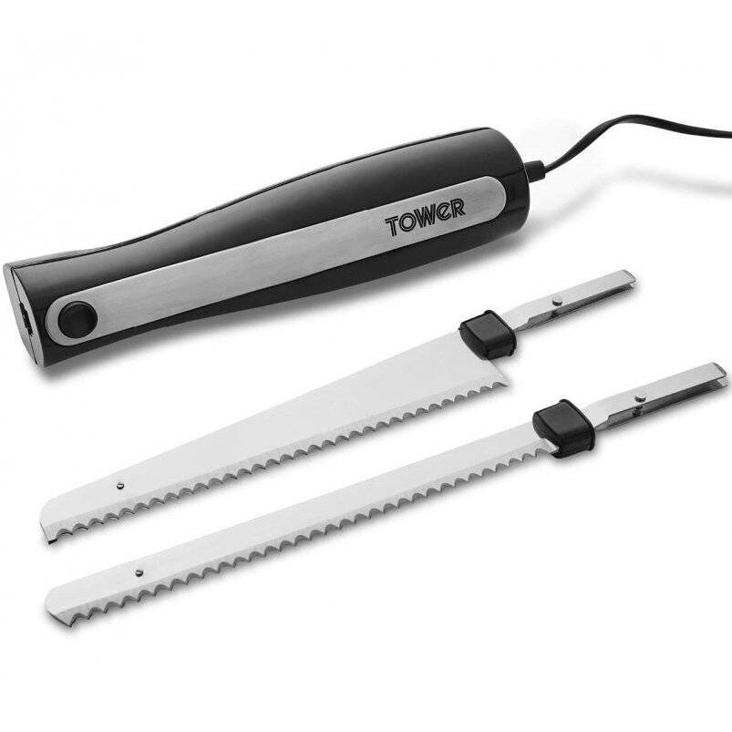 Cutit Electric Tower T19028, 120w, 2 Lame, Furculita Mare Inclusa ...