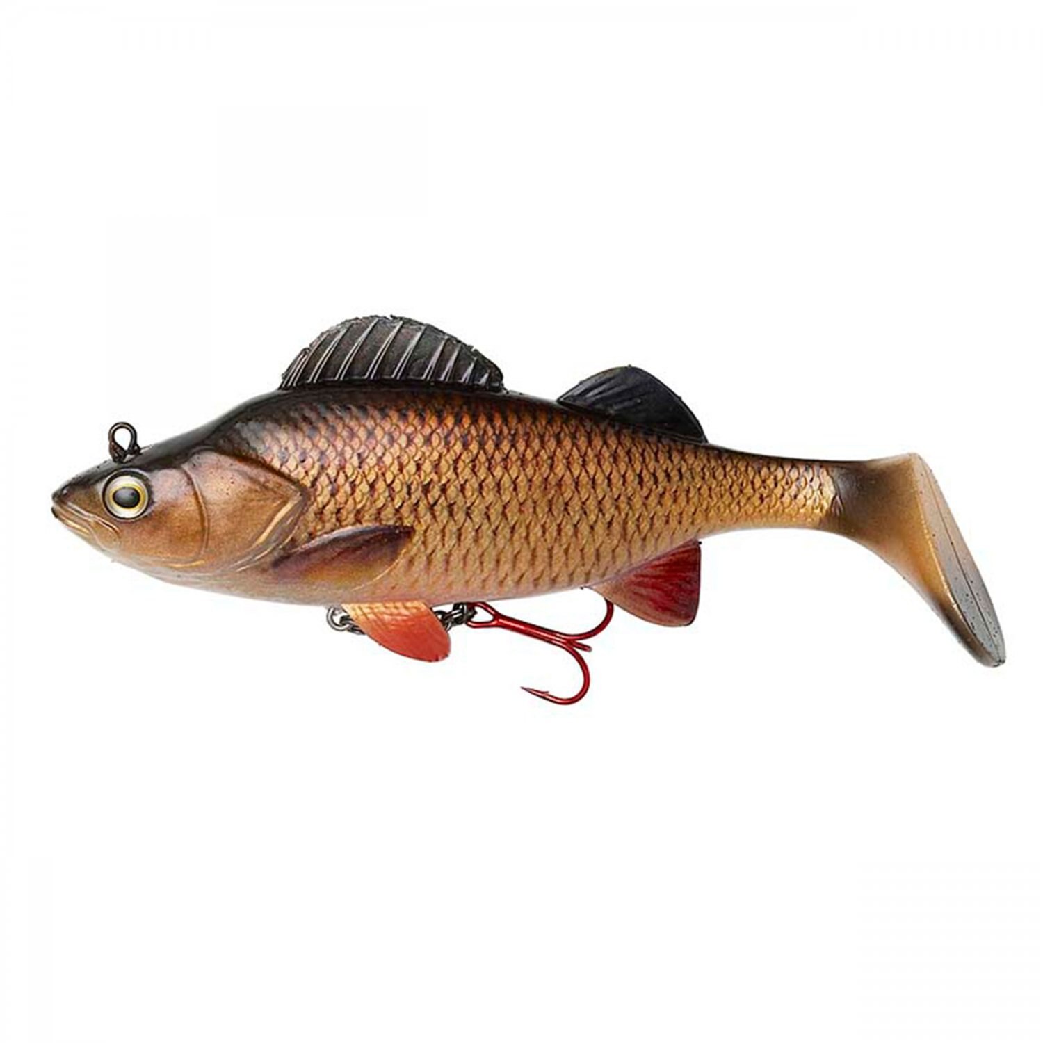 Swimbait Natural Perch Paddle Tail DAM 140mm 47g Chub - eMAG.ro