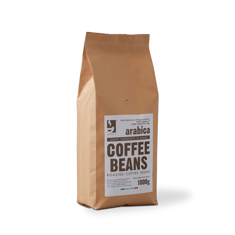 Cafea boabe espresso italiano Arabica 100%, 1000g - eMAG.ro