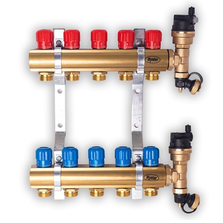 Set distribuitor incalzire cu radiatoare HYNTER, R/R ,1" X 3/4 Ek - 12 ...